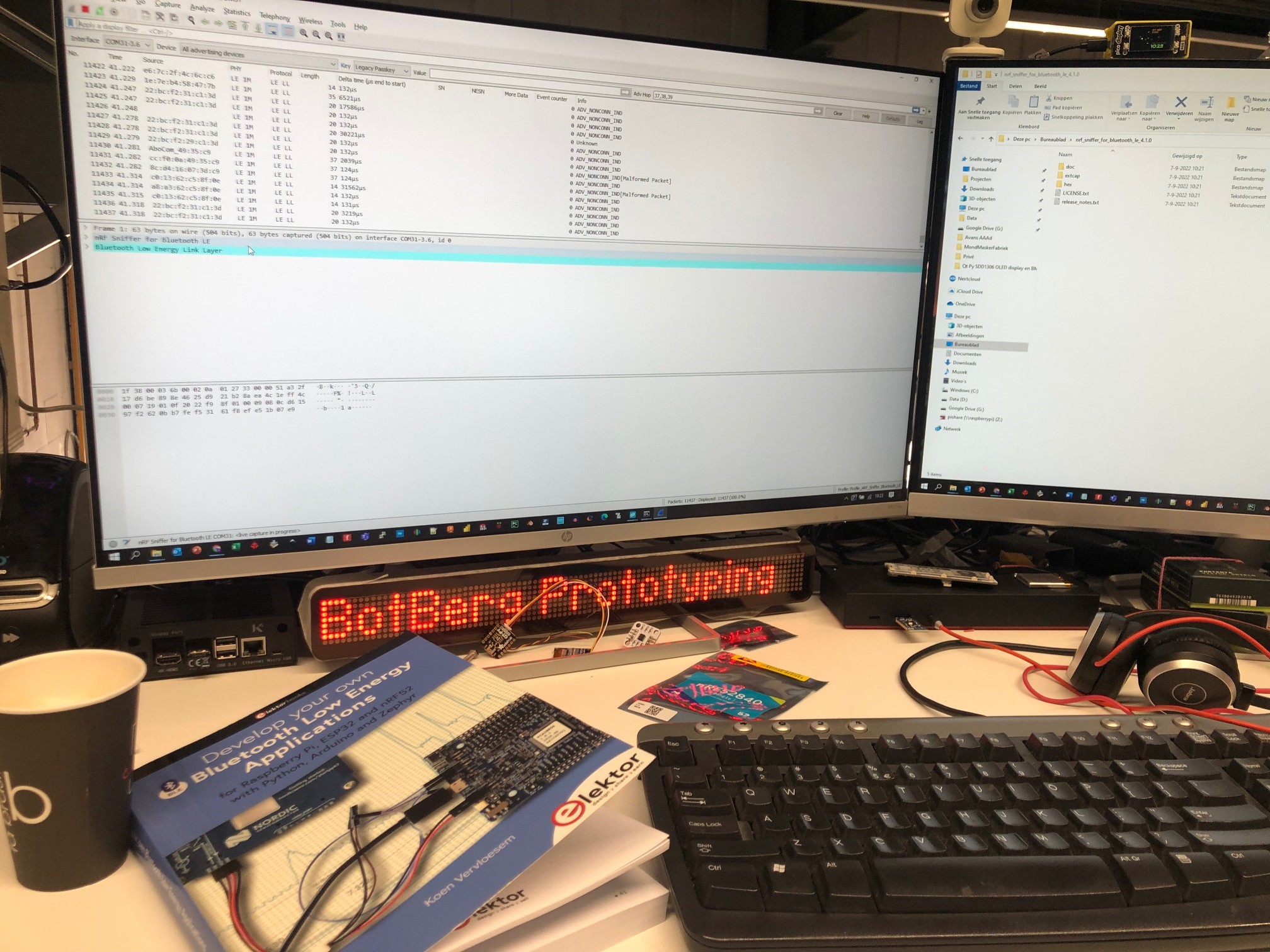 Bluetooth BLE sniffer – onderscheppen, transformeren en analyseren van ...
