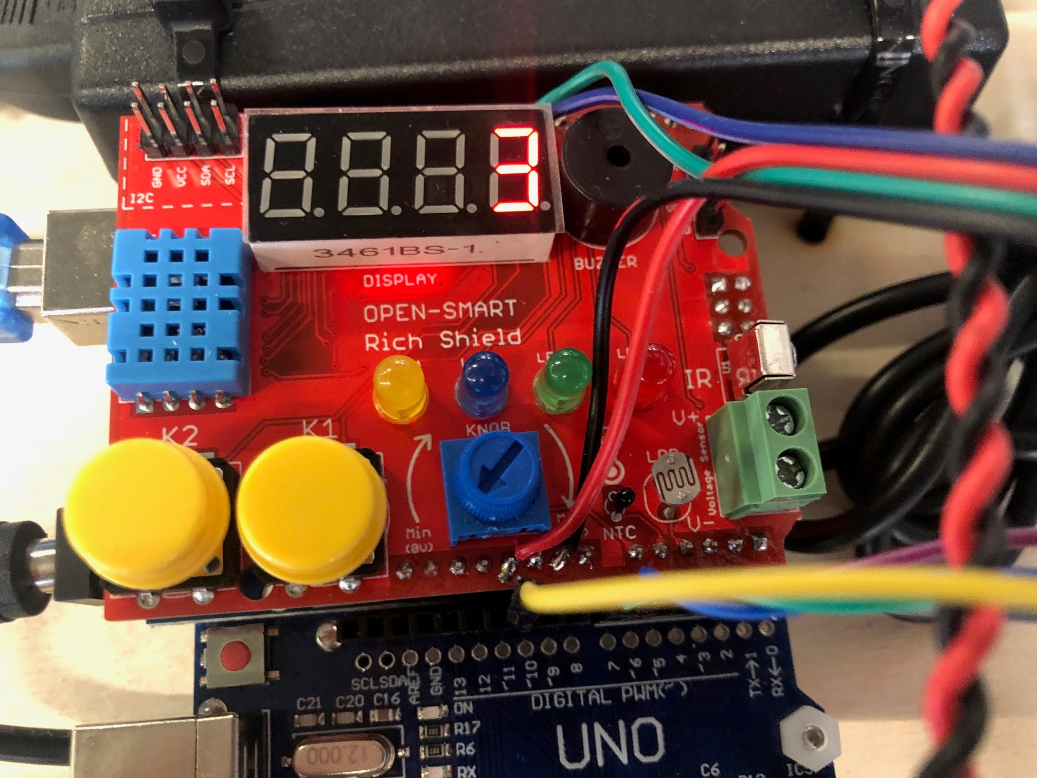 Object Counter Arduino Feedback Via Display Audio En Leds Botberg